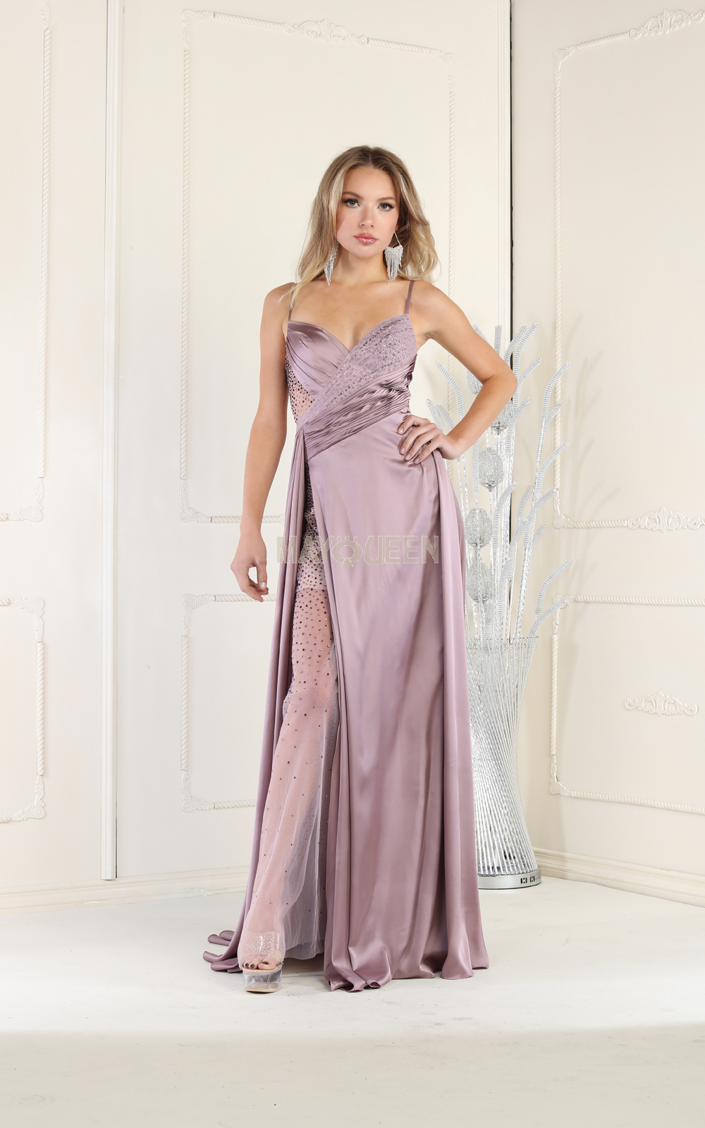 RQ7965 MAUVE RQ7965 - ROYAL QUEEN COLLECTION